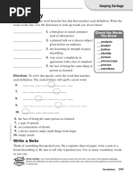 The Boy Who Loved Words Vocabulary | PDF