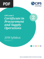 Cips Level 4 Diploma in Procurement and Supply | PDF | Procurement ...