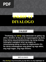Pagsulat NG Iskrip NG Dula | PDF
