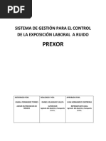 Protocolo Prexor Informe | PDF | ruido