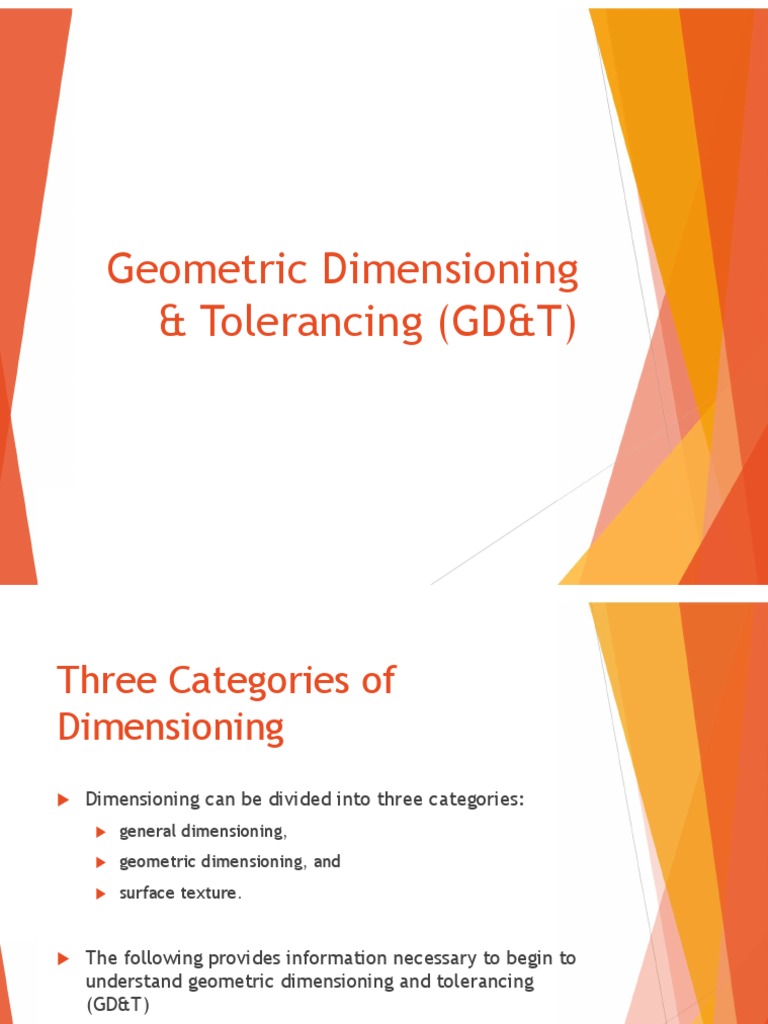 Geometric Dimensioning & Tolerancing (GD&T) | PDF | Engineering Tolerance | Geometry