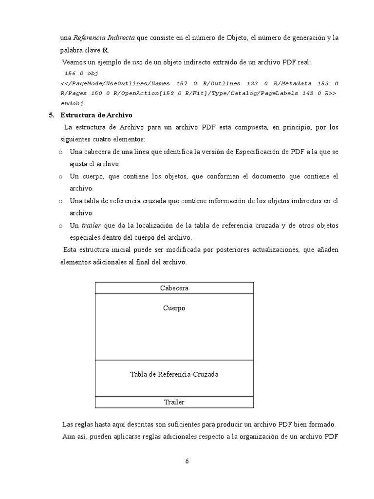 Estructura de un Archivo PDF | PDF | Crecimiento personal y profesional ...