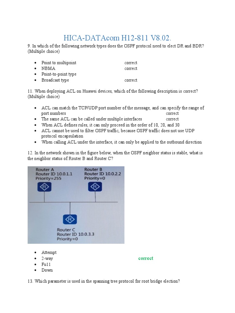 HICA Datacom 03 | PDF | Computer Network | Internet Protocols