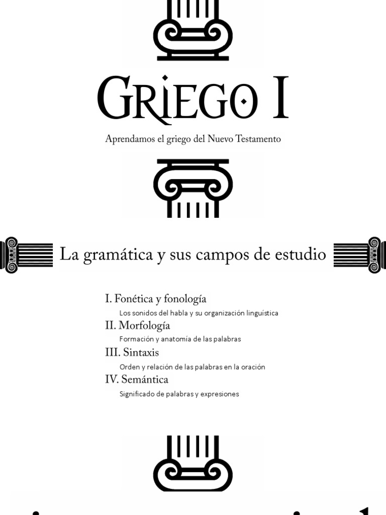 Griego I Primera Declinación | PDF | Tipología Lingüística | Artes del ...