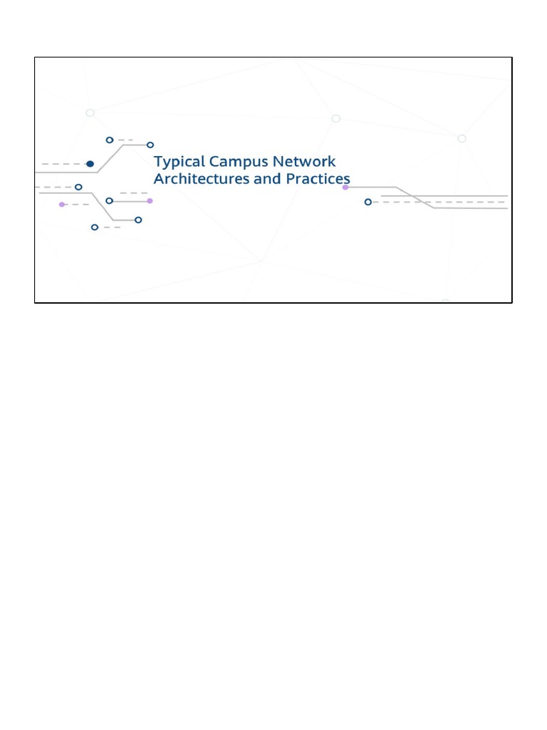 22 Typical Campus Network Architectures and Practices | PDF | Computer ...