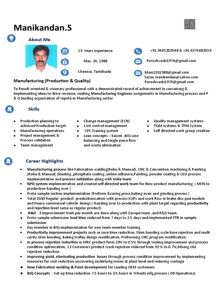 Manikandan Selvaraj Pdf Project Management Tamil Nadu 