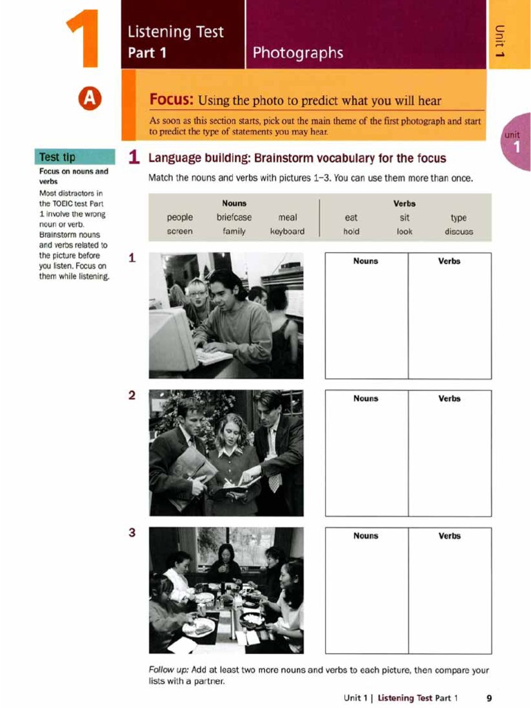 Latihan Toiec 1 | PDF