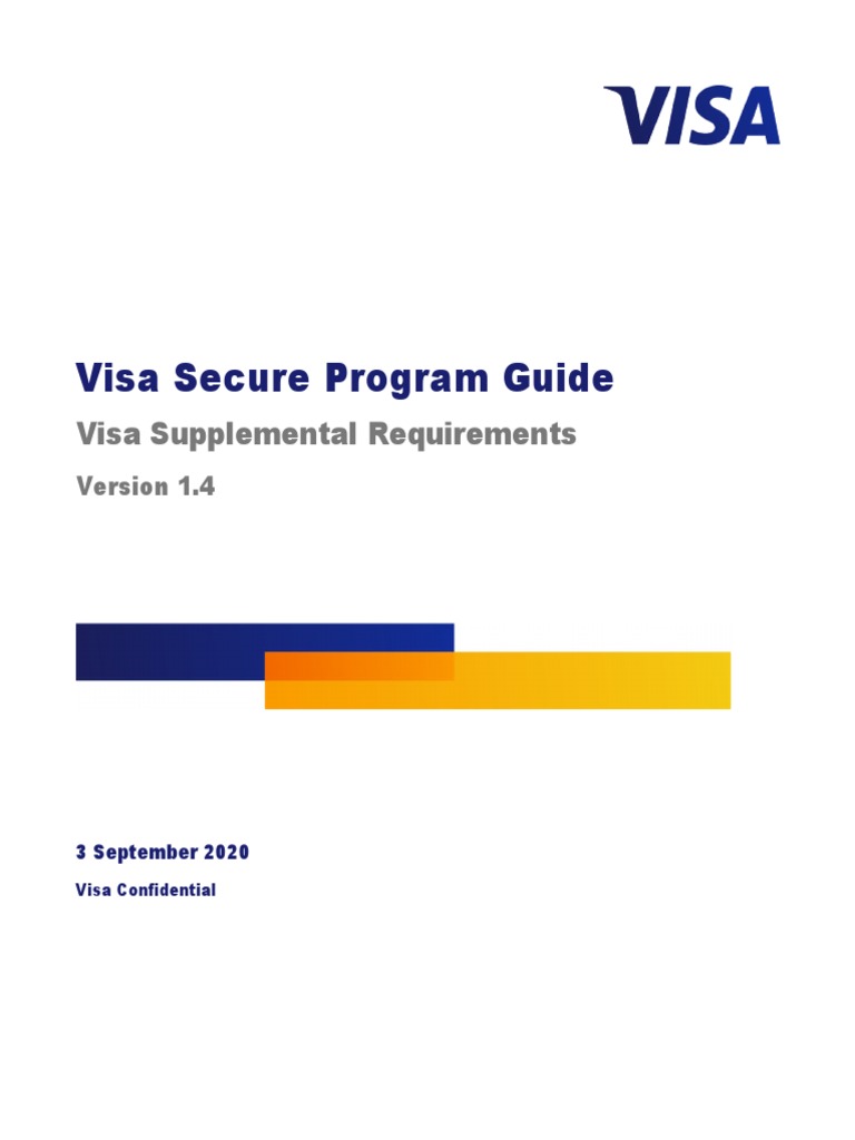 Visa Secure Program Guide | PDF | Emv | Visa Inc.