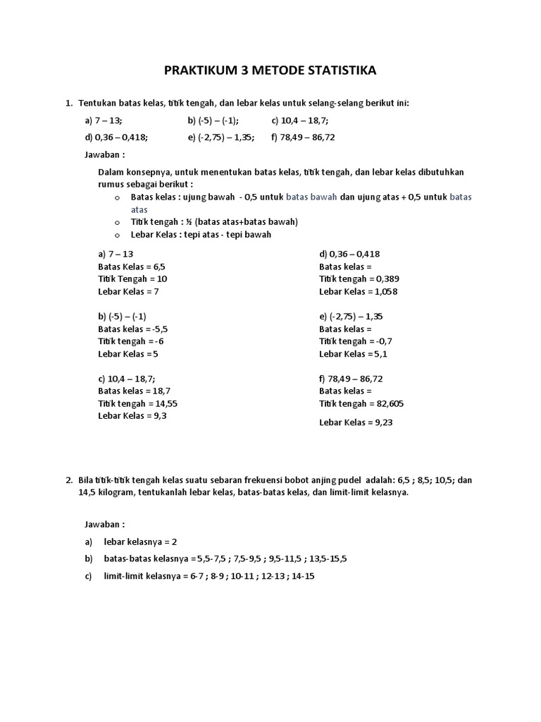 ANALISIS DATA UJIAN AKHIR METODE STATISTIKA | PDF