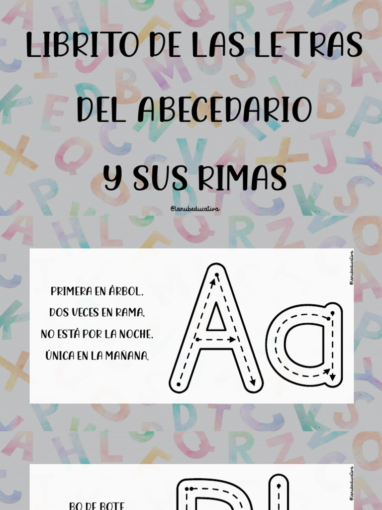 Abecedario Rimas | PDF | Hogar, jardinería y bricolaje