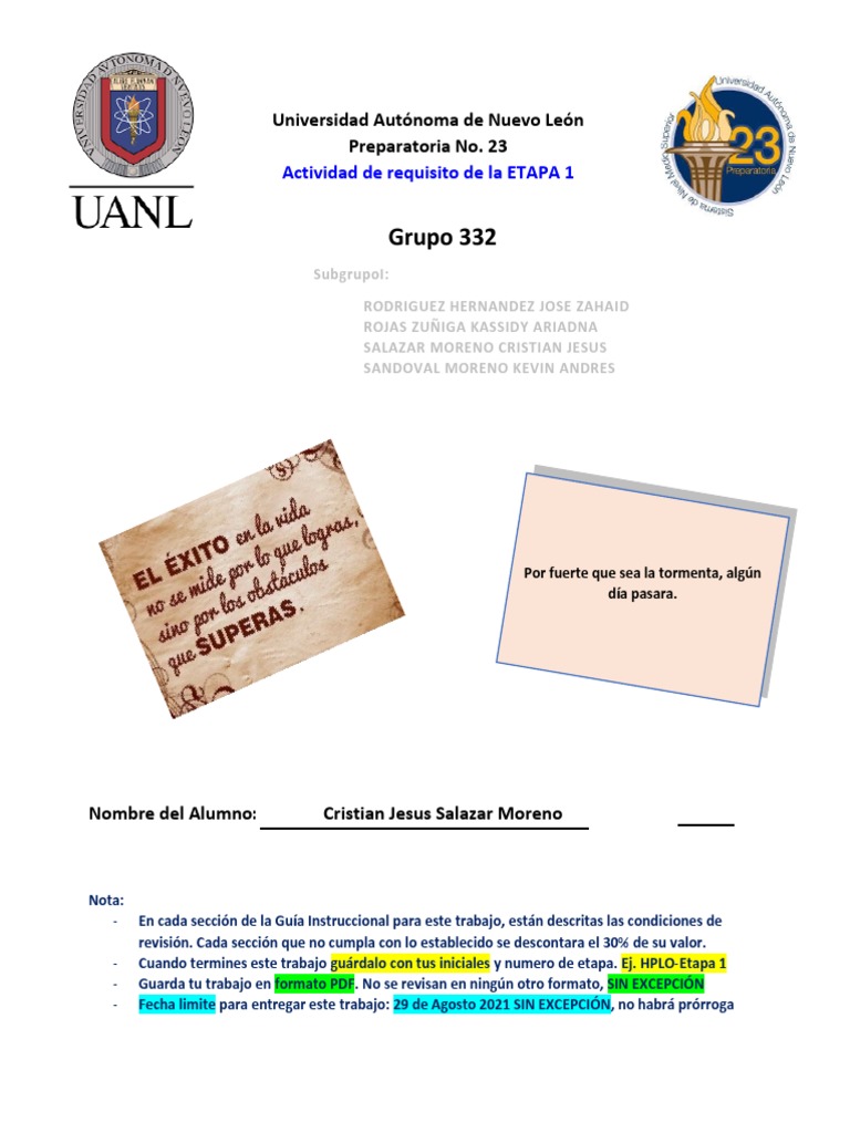 CJSM Etapa 1 | PDF | Fuerza | Aceleración