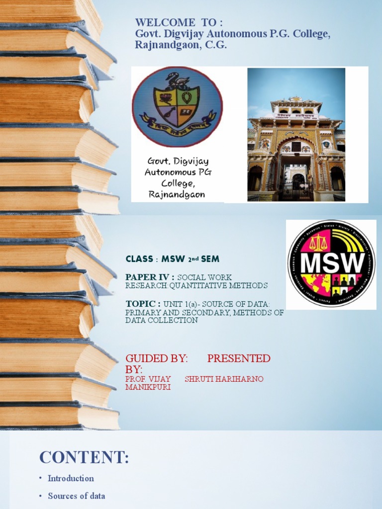 Welcome To: Govt. Digvijay Autonomous P.G. College, Rajnandgaon, C.G ...