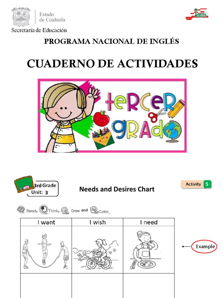 Tercer Grado Ingles | PDF