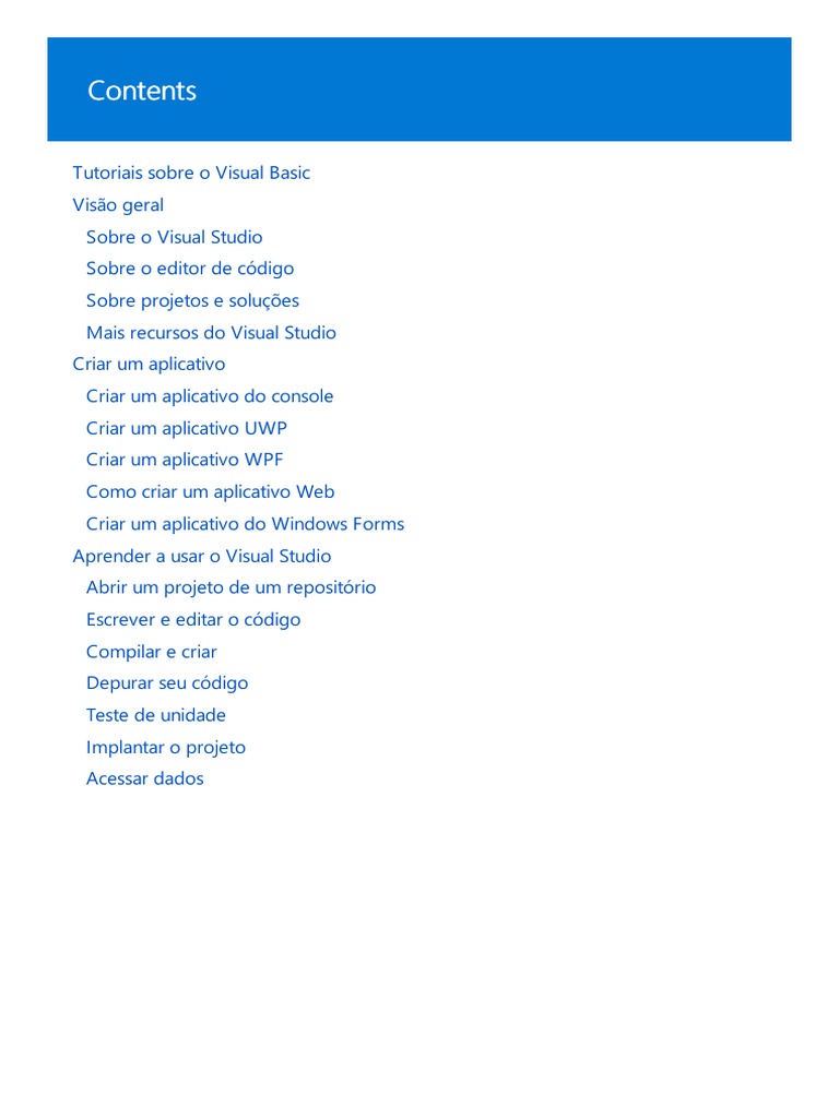 Apostila Visual Studio | PDF | Microsoft Visual Studio | Microsoft SQL ...