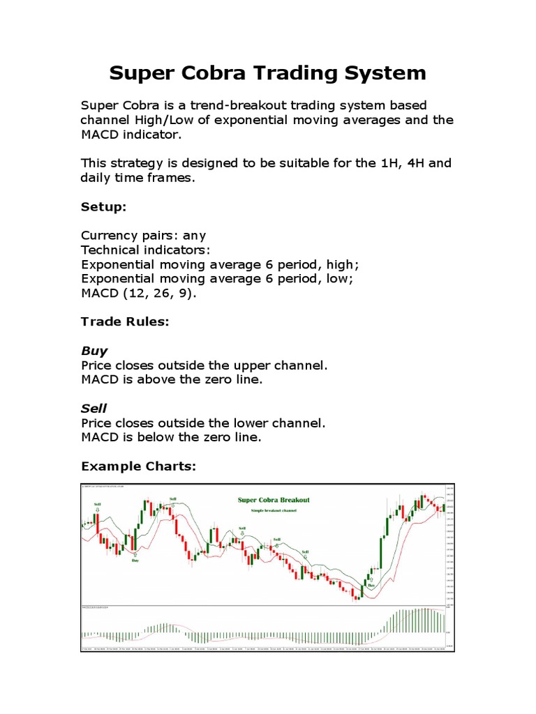 Super Cobra Trading System | PDF