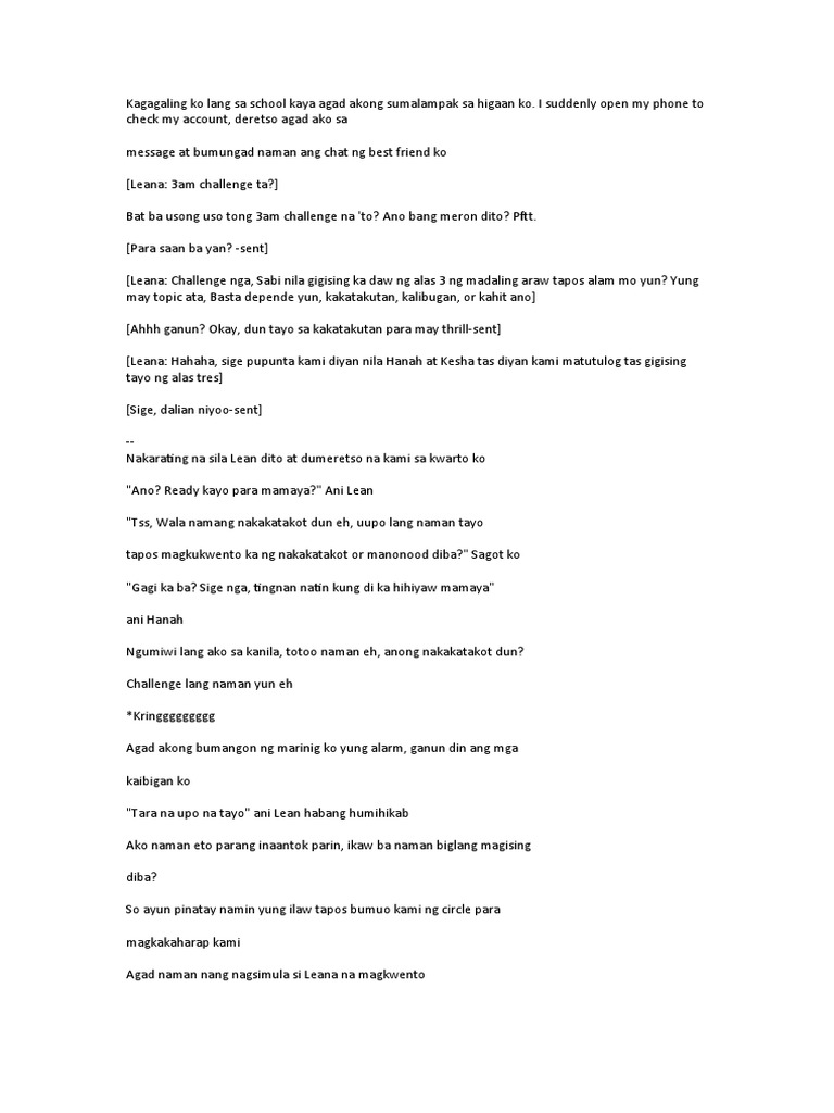 3 Am Challenge | PDF