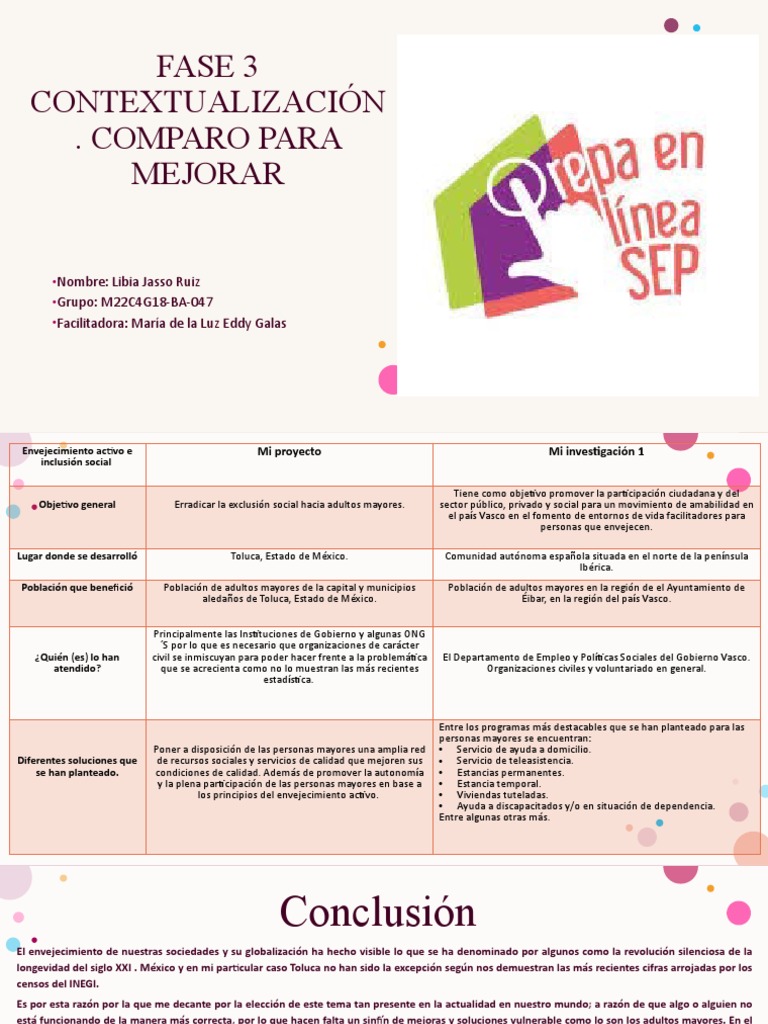 JassoRuiz Libia M22S2A3 Fase3 | PDF | Organización no gubernamental | Vejez