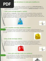 Código de Colores para Reciclaje | PDF | Residuos | Reciclaje