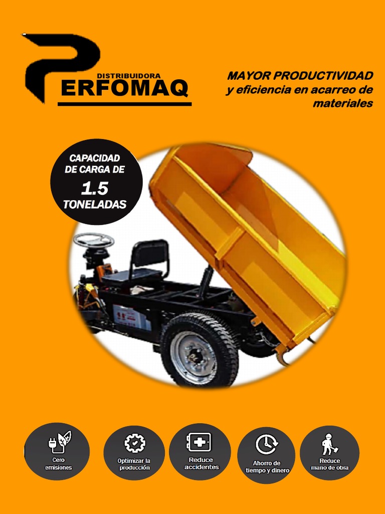 Mini Dumper Minero: Eficiencia y Precio | PDF
