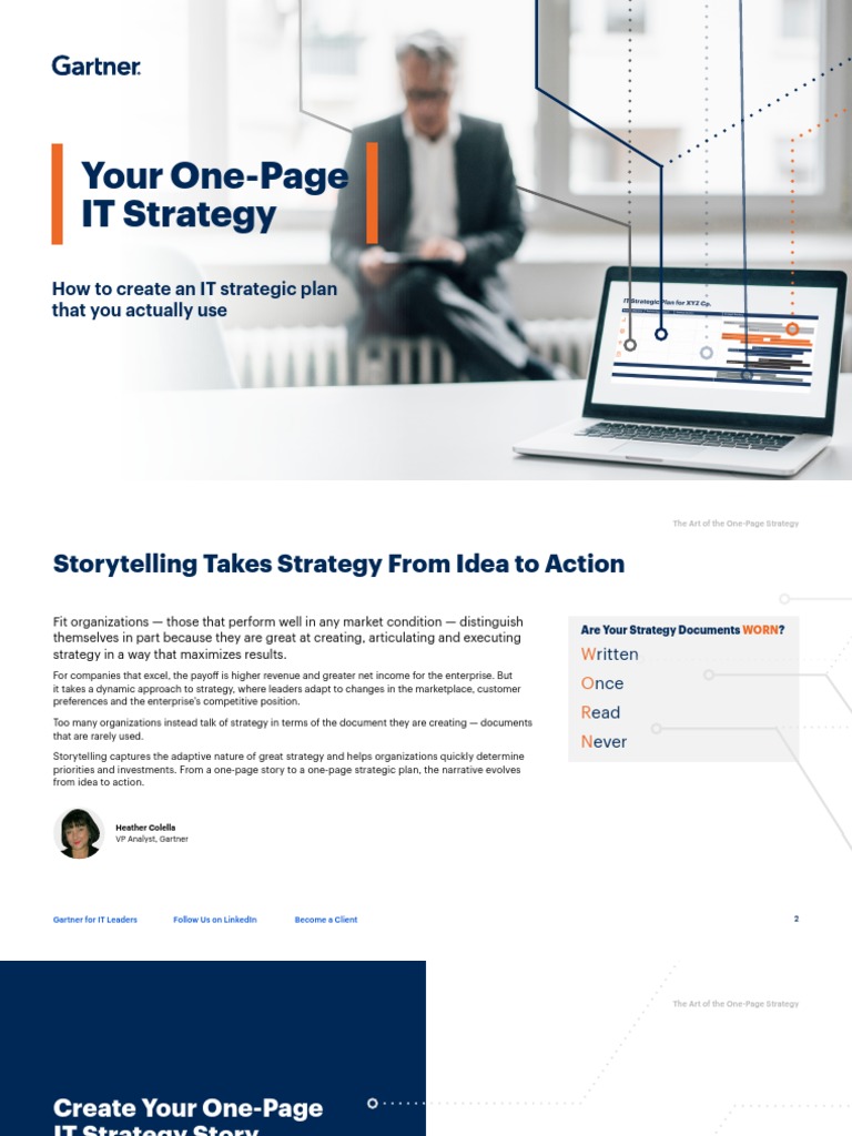 Your One-Page IT Strategy | PDF | Enterprise Resource Planning | Cloud ...