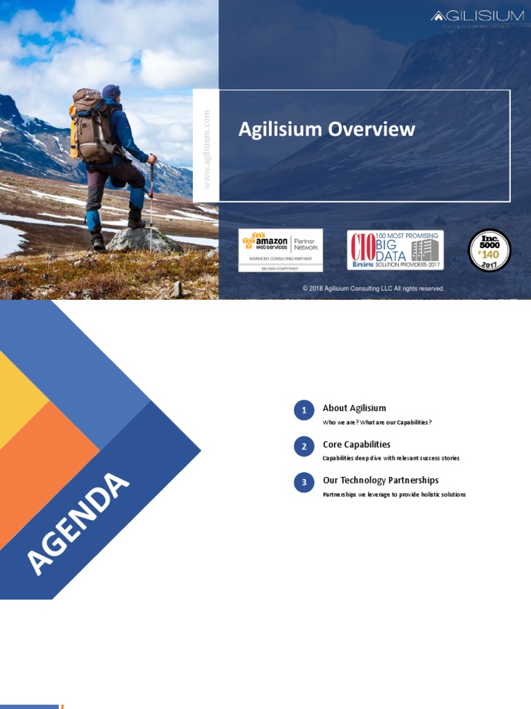 Agilisium - Overview - Capabilities | PDF | Big Data | Amazon Web Services