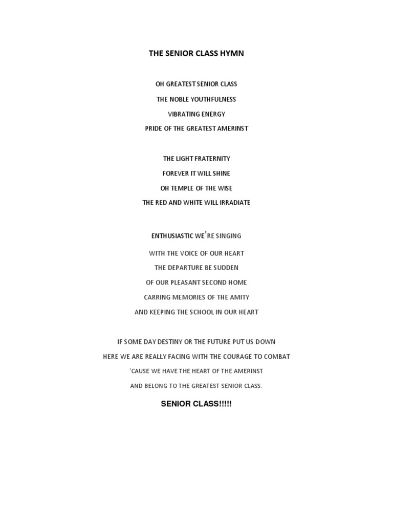 Himno Al Senior | PDF