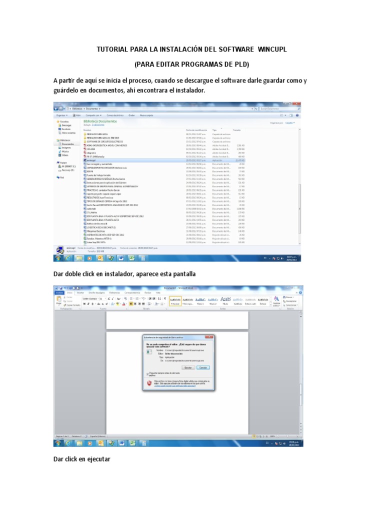 Tutorial para Instalar Wincupl | PDF