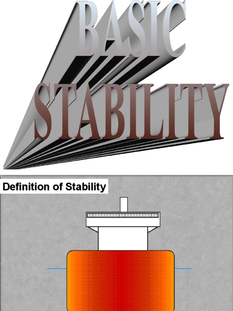 Basic Stability | PDF | Tonnage | Water Transport