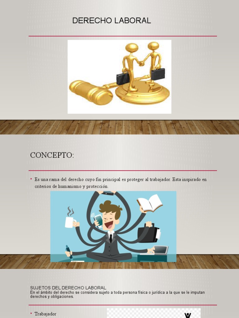 Derecho Laboral Diapositivas | PDF