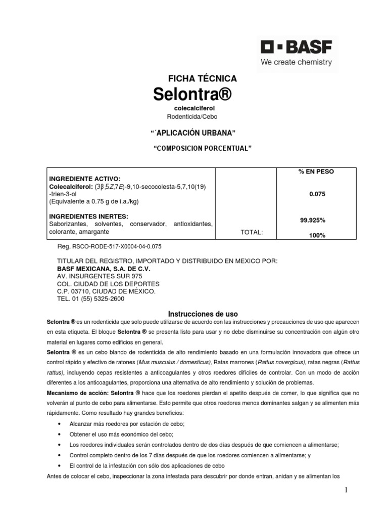 Ficha+tecnica Selontra 12-08-2020 | PDF