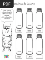 Secuencia Didáctica 1 El Monstruo de Colores Va Al Cole | PDF