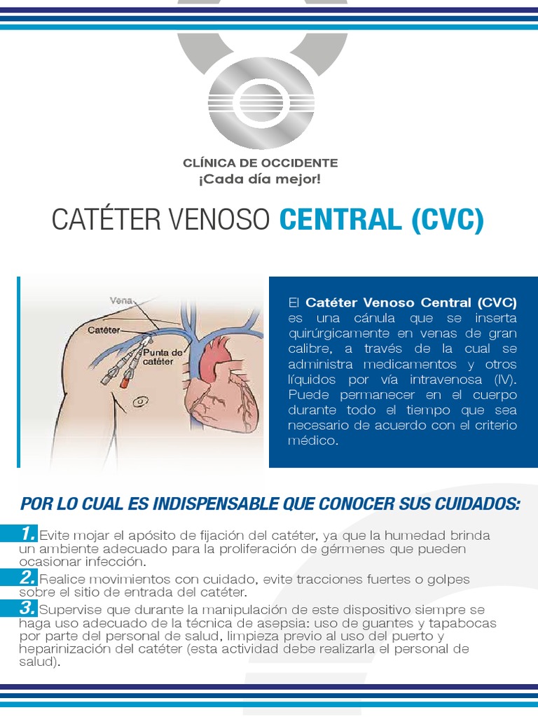 Cateter Venoso Central | PDF | Terapia intravenosa | Epidemiología