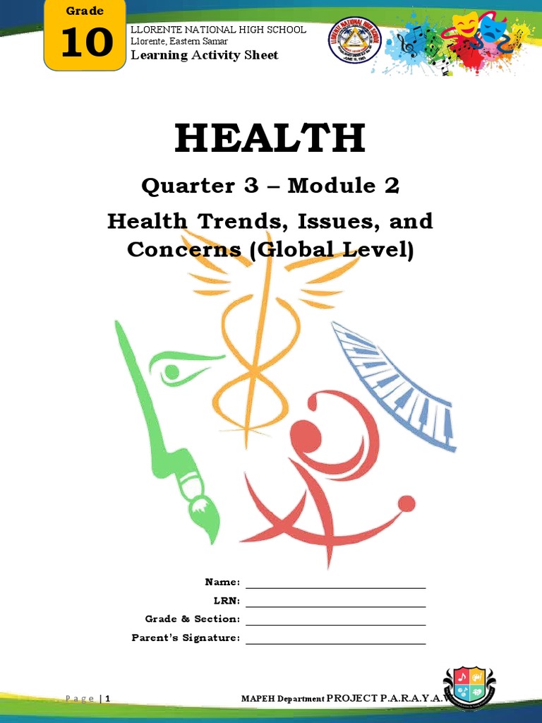 Grade 10 Health Module 2: Global Issues | PDF | Non Communicable ...