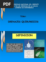 Drenaje Redón: Función y Uso Quirúrgico | PDF