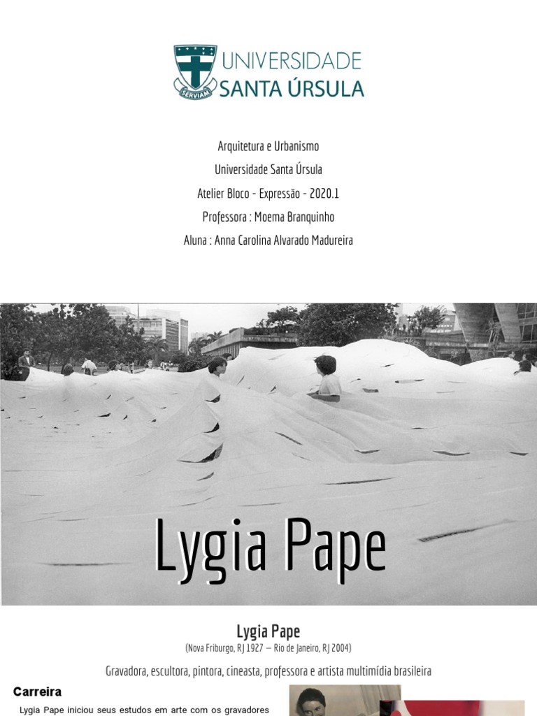 Lygia Pape: Arte e Neoconcretismo Brasileiro | PDF | As artes ...