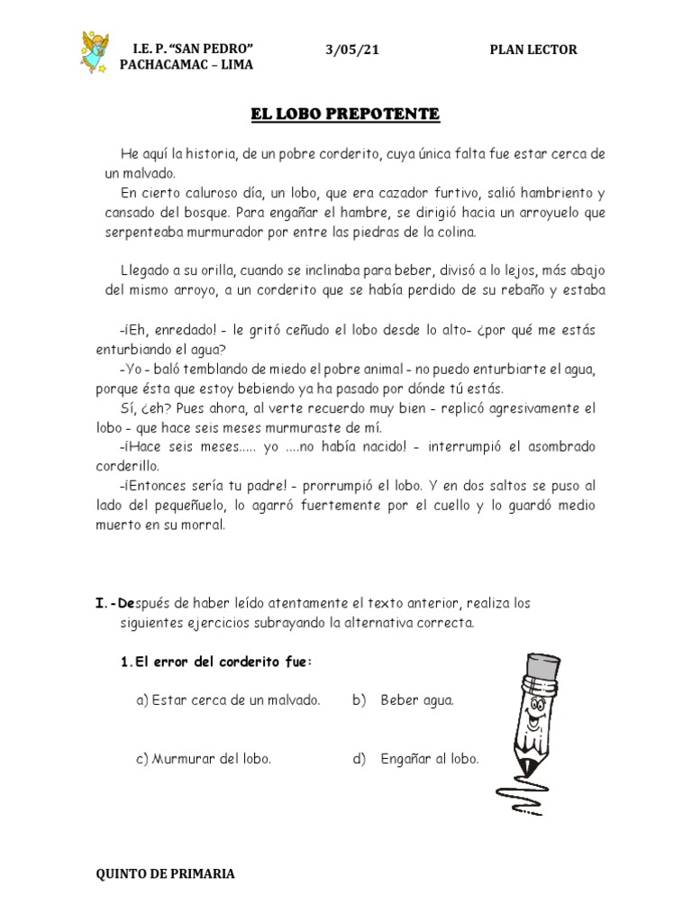 El Lobo Prepotente | PDF