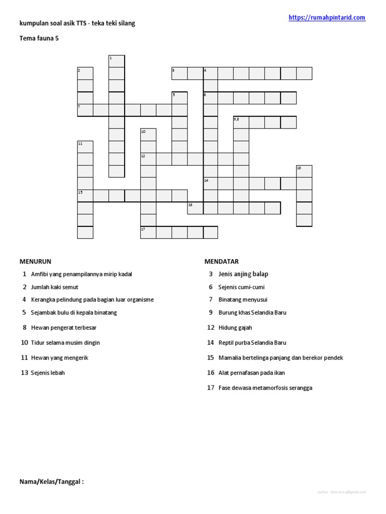 TTS Tema Fauna 5 | PDF