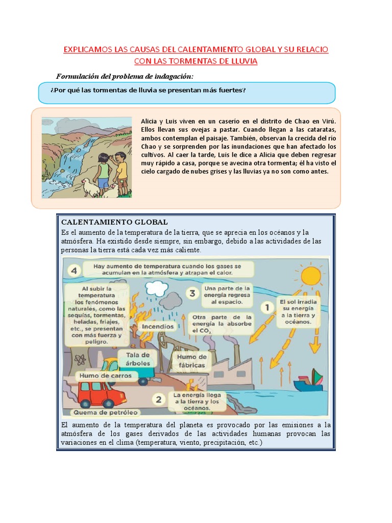 Explicamos Las Causas Del Calentamiento Global y Su Relacio Con Las ...