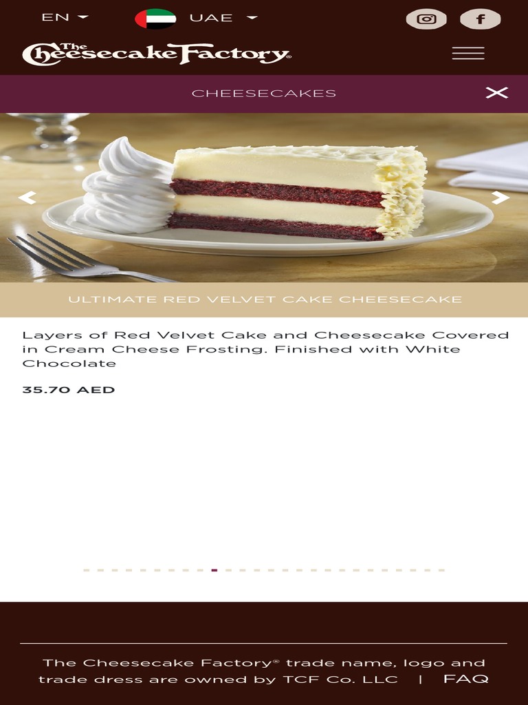 Ultimate Red Velvet Cheesecake UAE | PDF | Cooking, Food & Wine