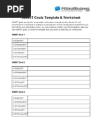 2025 Goal Setting Worksheet | PDF