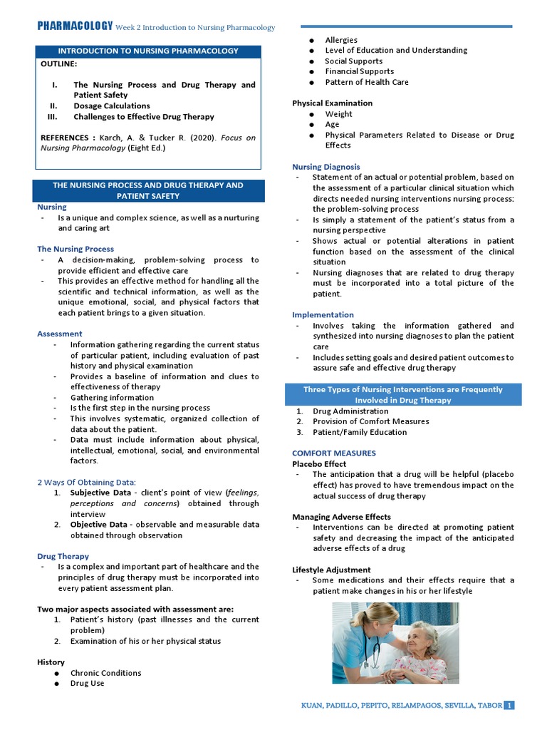 Introduction To Nursing Pharmacology | PDF | Intravenous Therapy | Nursing