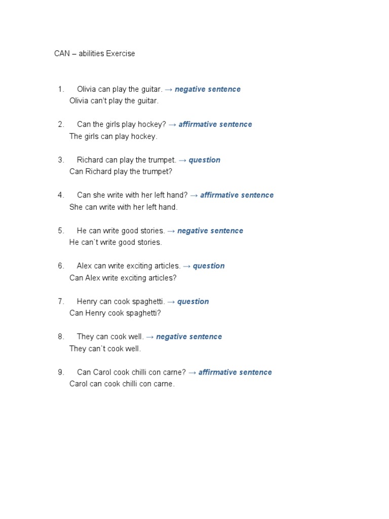 CAN-abilities Exercise: A Document Testing Sentence Formation Skills ...