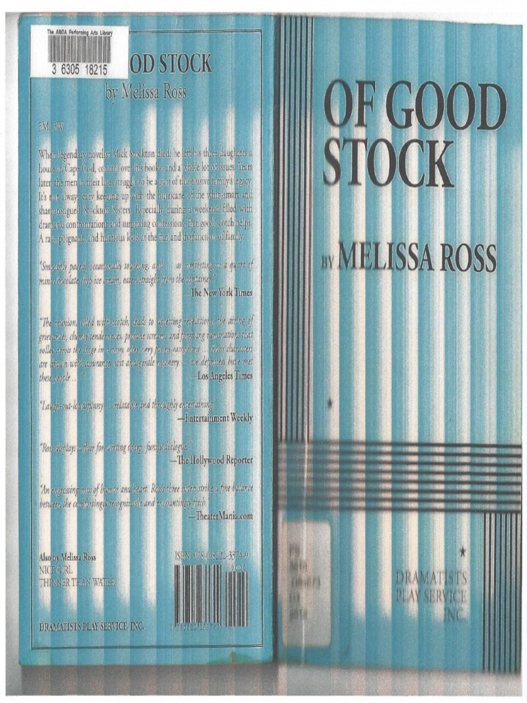 Of Good Stock | PDF