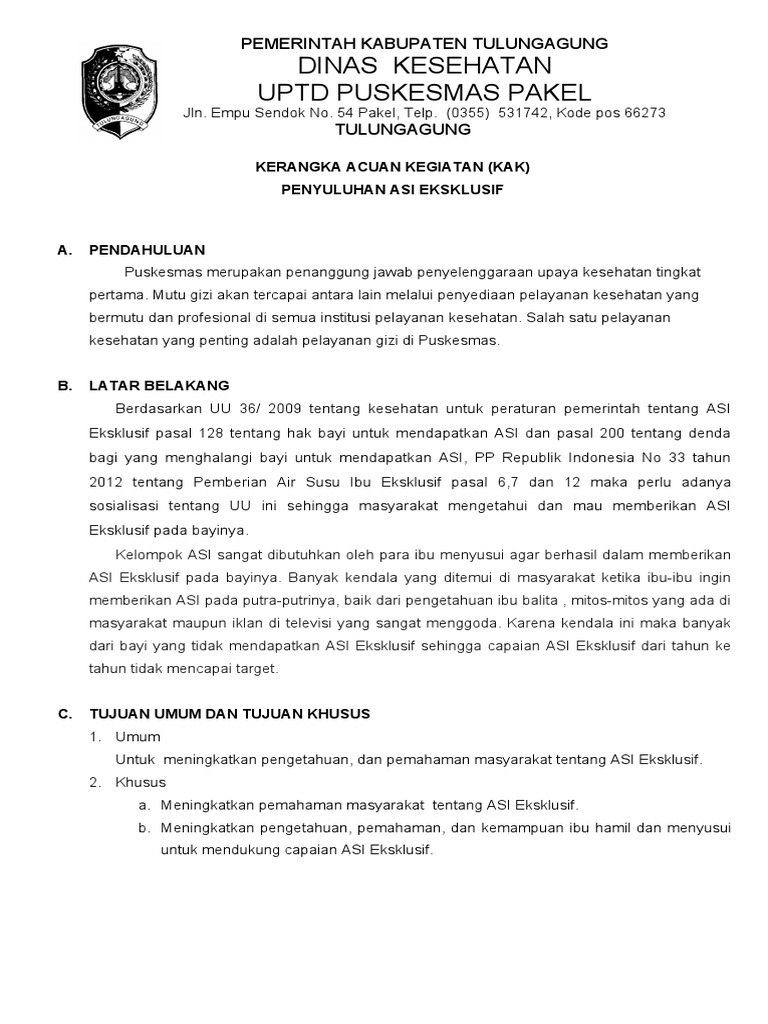 Kak Asi Eksklusif 2018 | PDF