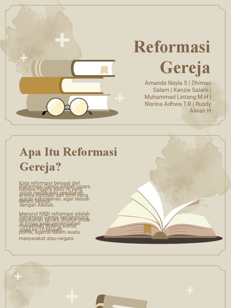 Reformasi Gereja (Sejarah Peminatan Kelas 11) | PDF | Agama & Spiritualitas
