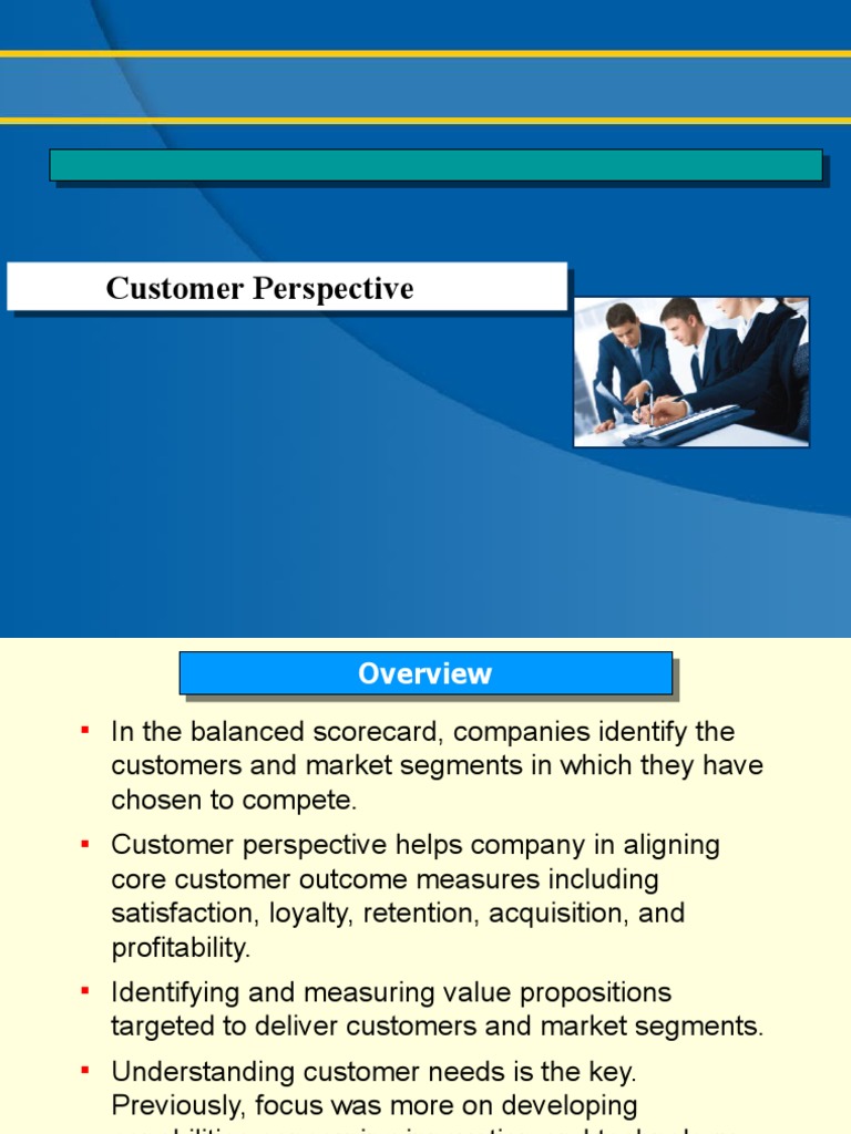 Customer Perspective Customer Perspective | PDF | Market Segmentation ...