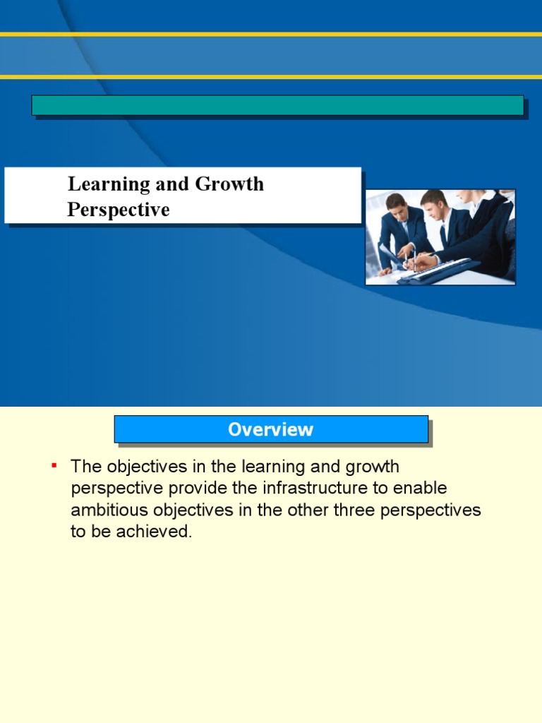 Learning and Growth Perspective Overview | PDF | Employee Retention ...