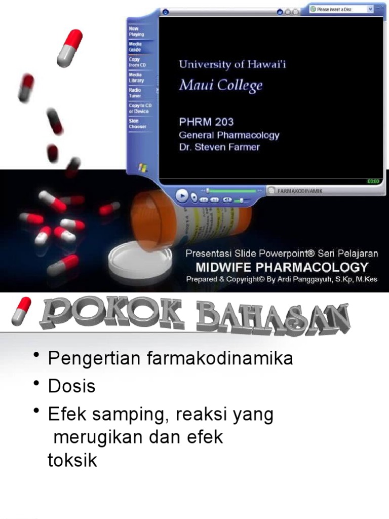 Pengertian Farmakodinamika Dosis Efek Samping Reaksi Yang Merugikan Dan ...