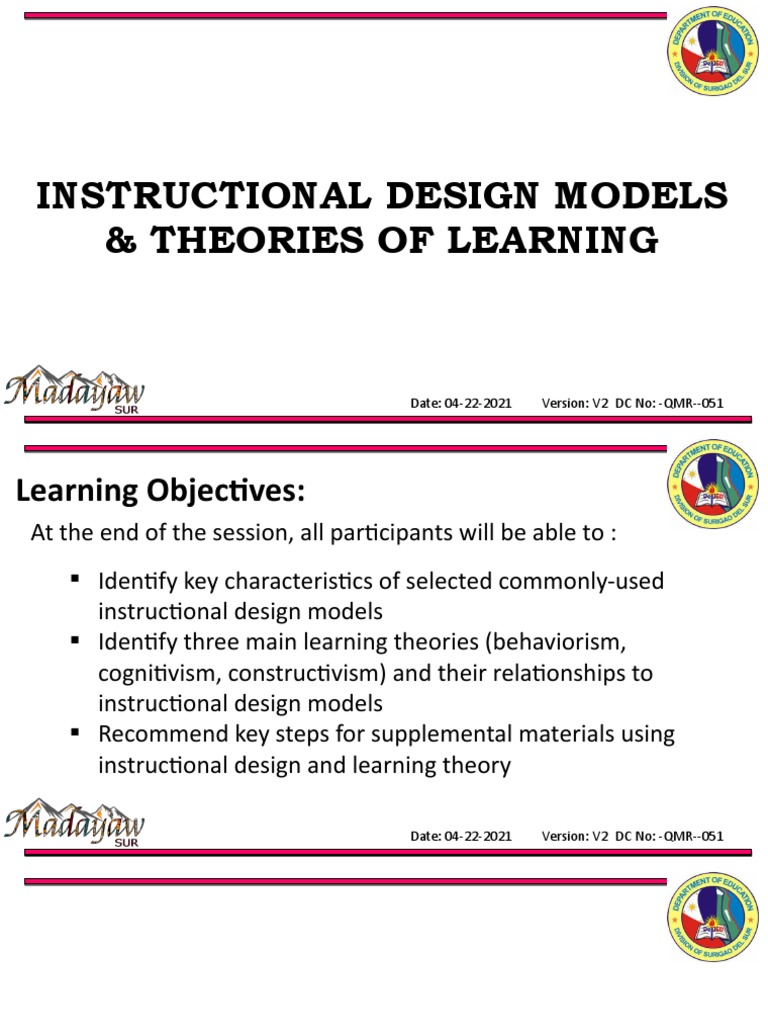 Instructional Systems Design | PDF | Instructional Design | Educational ...