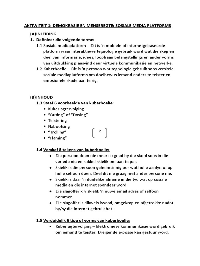 LO Taak 2 2020 | PDF